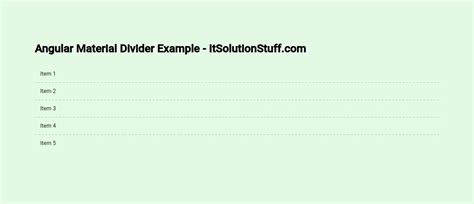 Angular Material Divider Example Angular Mat Divider ItSolutionstuff