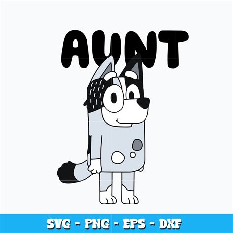 Bluey Trixie Aunt Svg Bluey Svg Cartoon Svg Logo Design S Inspire