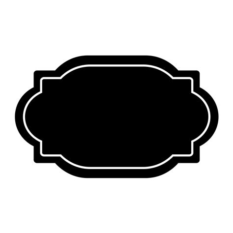 Black And White Frame PNG With Transparent Background PNG