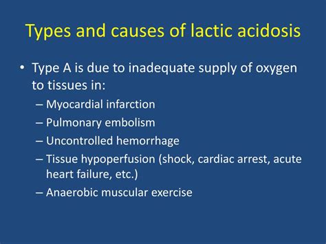 PPT Lactic Acidosis PowerPoint Presentation Free Download ID