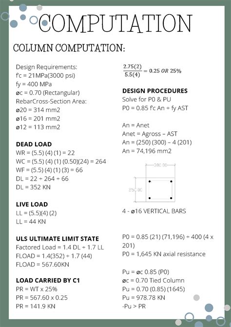 Arch Struct Computation Computation Design Procedures Solve For P0