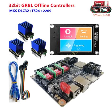Grbl Bit CNC Shield Controller ESP WIFI MKS DLC Offline Control Panel TS Touchscreen