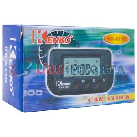 RELOJ CON SOPORTE PARA AUTO KENKO KK-613D – Uruimporta