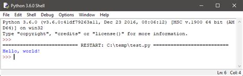 Pythoninformer Hello World