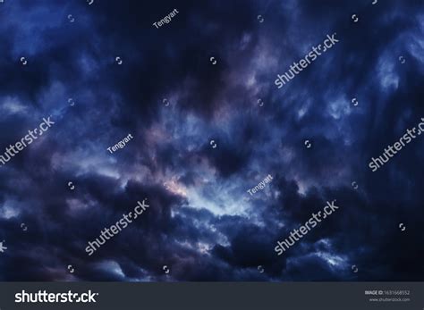 Dark Blue Clouds Wallpaper