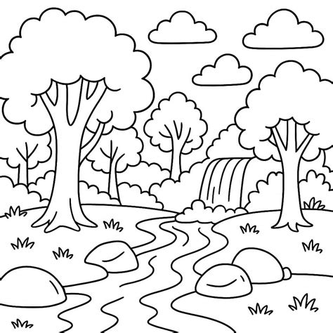 15 Desenhos De Floresta Para Colorir E Imprimir