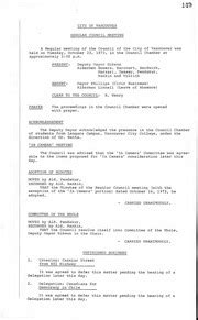 Council Meeting Minutes July 17 1973 City Of Vancouver Bc