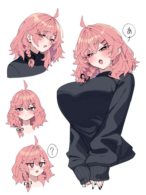 Warabi Mochi W4rabimochi Original Absurdres Commentary Request Highres 1girl Black