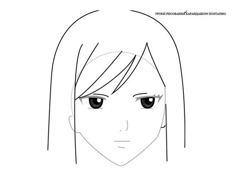 Как нарисовать аниме девушку поэтапно легко карандашом