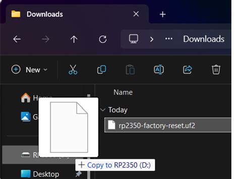 Factory Reset Adafruit Feather Rp2350 With Hstx Adafruit Learning
