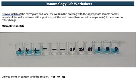 Did You Come In Contact With The Antigen Yes Or