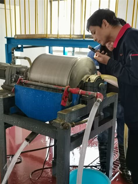 Lab Scale Wet Drum Permanent Magnetic Separator Lims