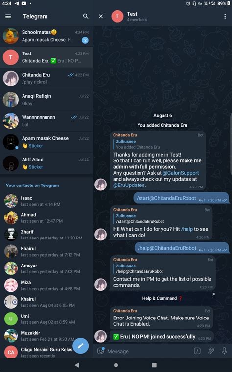 Telegram Bot Enable Voice Chat · Issue 24877 · Telegramdesktop