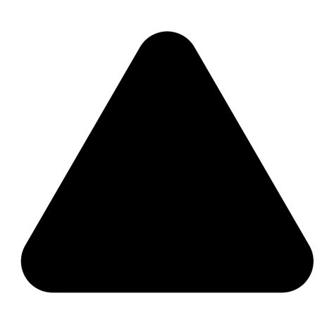 Triangle Fill Vector SVG Icon SVG Repo
