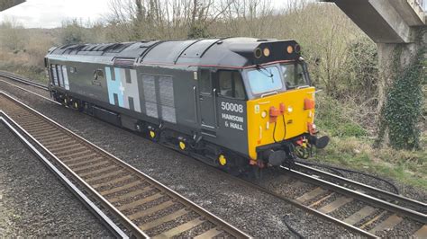 Class 50 50008 ‘thunderer Light Engine And Tone Hanson And Hall