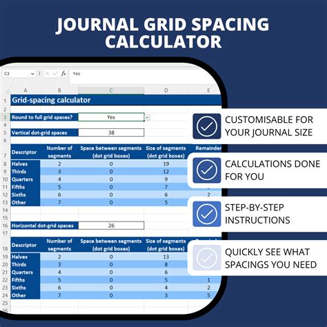 Grid Spacing Calculator Jashiicorrin