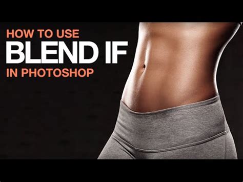 How To Blend Text Into Photos In Photoshop Using Blend If