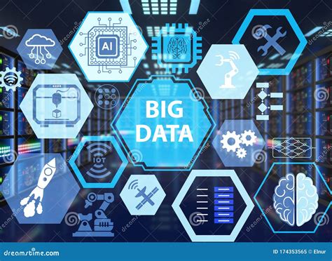 Big Data Computing Concept Of Modern It Technology Stock Illustration Illustration Of Analytic