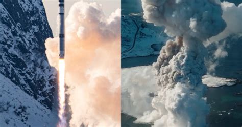 포토 독일 스타트업 궤도 로켓 발사 40초 만에 폭발