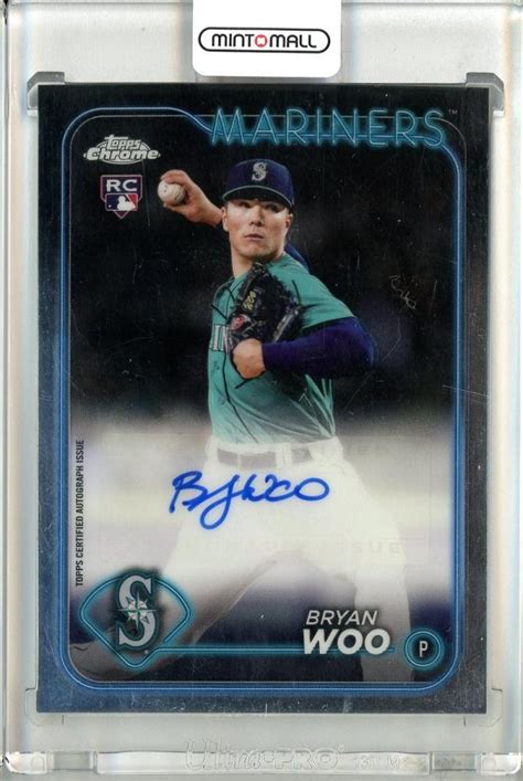 ミントモール Mint 池袋店 2024 Topps Chrome Update Bryan Woo Autographs Seattle Mariners