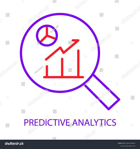 Predictive Analytics Chart Representing Data Driven Forecasting Stock