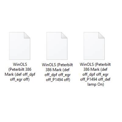 Peterbilt DEF DPF EGR Delete