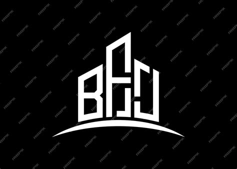 Premium Vector Letter Bfj Building Vector Monogram Logo Design