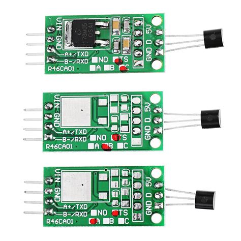 Ds18b20 5v 12v Rs485 Ttl Com Uart Temperature Acquisition Sensor