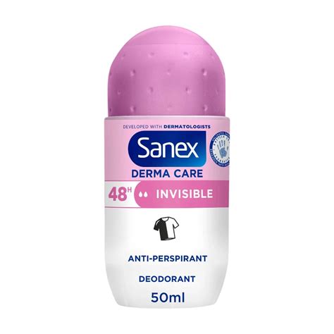 Sanex Derma Care Invisible Dry 48hr Roll On Deodorant 50ml Roll On
