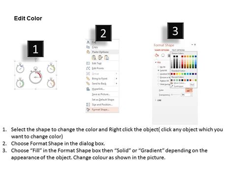 Multiple Clocks With Time Management Strategy Flat Powerpoint Design Presentation Graphics