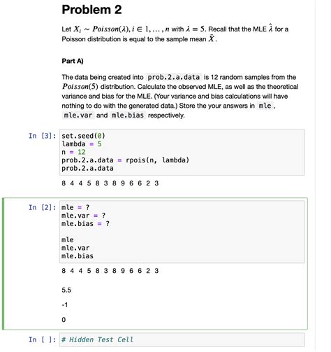 Solved Let XiPoisson λ i1 n with λ 5 Recall that the Chegg com