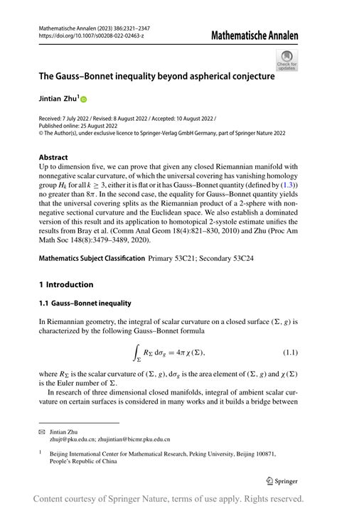 The Gauss Bonnet Inequality Beyond Aspherical Conjecture
