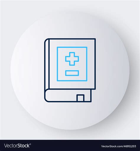 Line Book With Mathematics Icon Isolated On White Vector Image