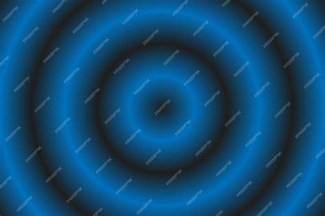 Premium Vector Abstract Blue Background With Concentric Circles 3d Render