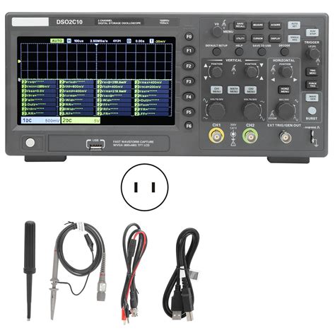 Digital Oscilloscope Test Equipment Dso2c10 Digital Storage Oscilloscope 100mhz 2ch 1gsa S