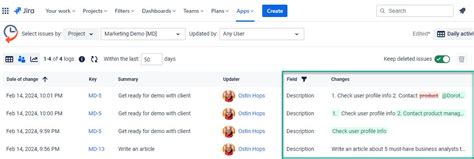 Task History In Jira Two Options Compared SaaSJet