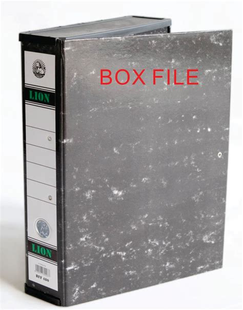 Lion Arch File Ring File Voucher File Box File Cmyk Printing And Design