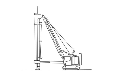 Crane Drawing Vector Art Icons And Graphics For Free Download