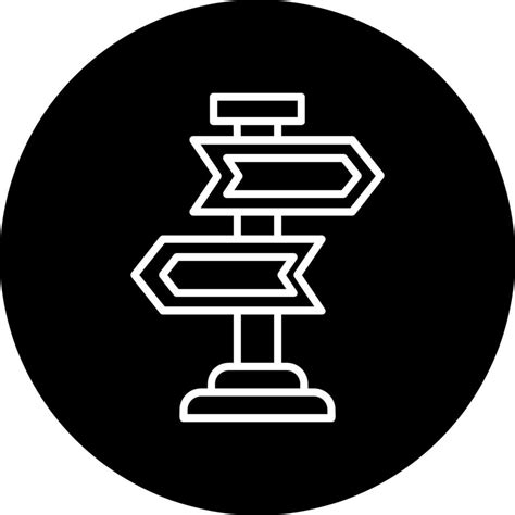 Signpost Vector Icon 21025938 Vector Art At Vecteezy