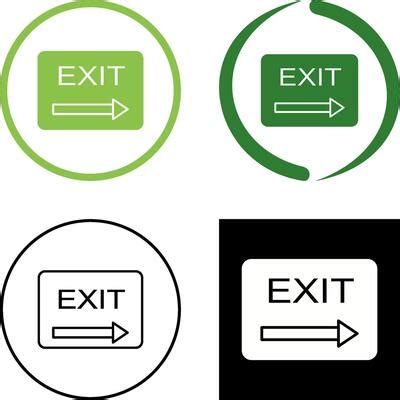 Exit Logo Vector Art Icons And Graphics For Free Download