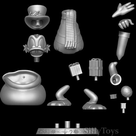 Scrooge Mcduck Christmas D Model By Sillytoys