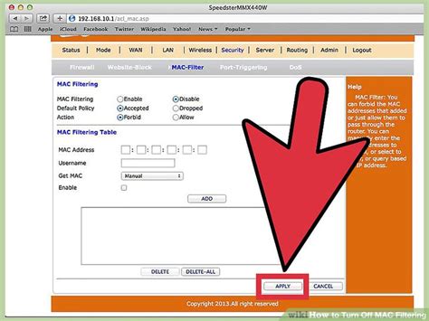 3 Easy Ways To Turn Off MAC Filtering WikiHow