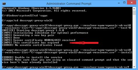Networking Dnscrypt Not Working Server Certificate Possibly Expired