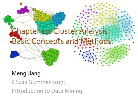 Chapter 10. Cluster Analysis: Basic Concepts and Methods - ppt download