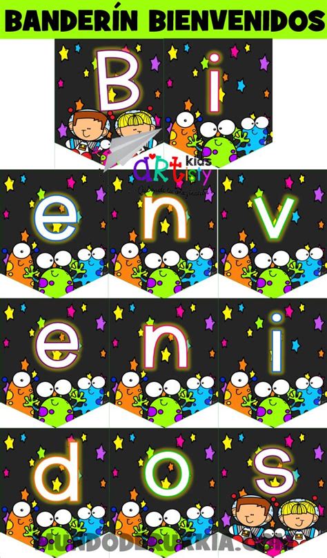 Banderines De Bienvenida Decoración Aula De Preescolar Decoraciones