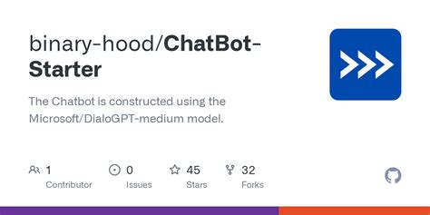 ChatBot Starter README Md At Main Binary Hood ChatBot Starter GitHub