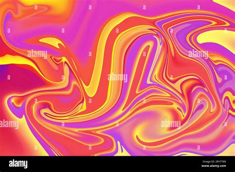 A Journey Through The Brilliance Of Color Blending Abstract Liquid