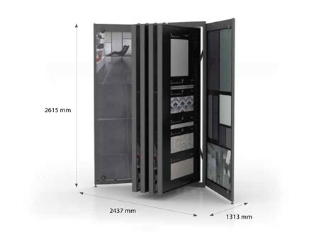 Rotating And Flipping Design Of Ceramic Tile Display Racks Marble