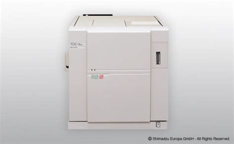 Shimadzu Toc V Toc Analyser Standards And Consumablesaltus Science Leading Certified