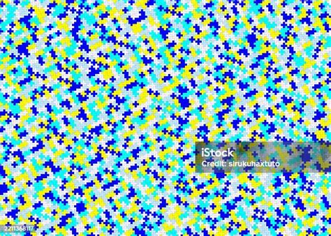 Background Tile Small Cross Pattern Stock Illustration Download Image